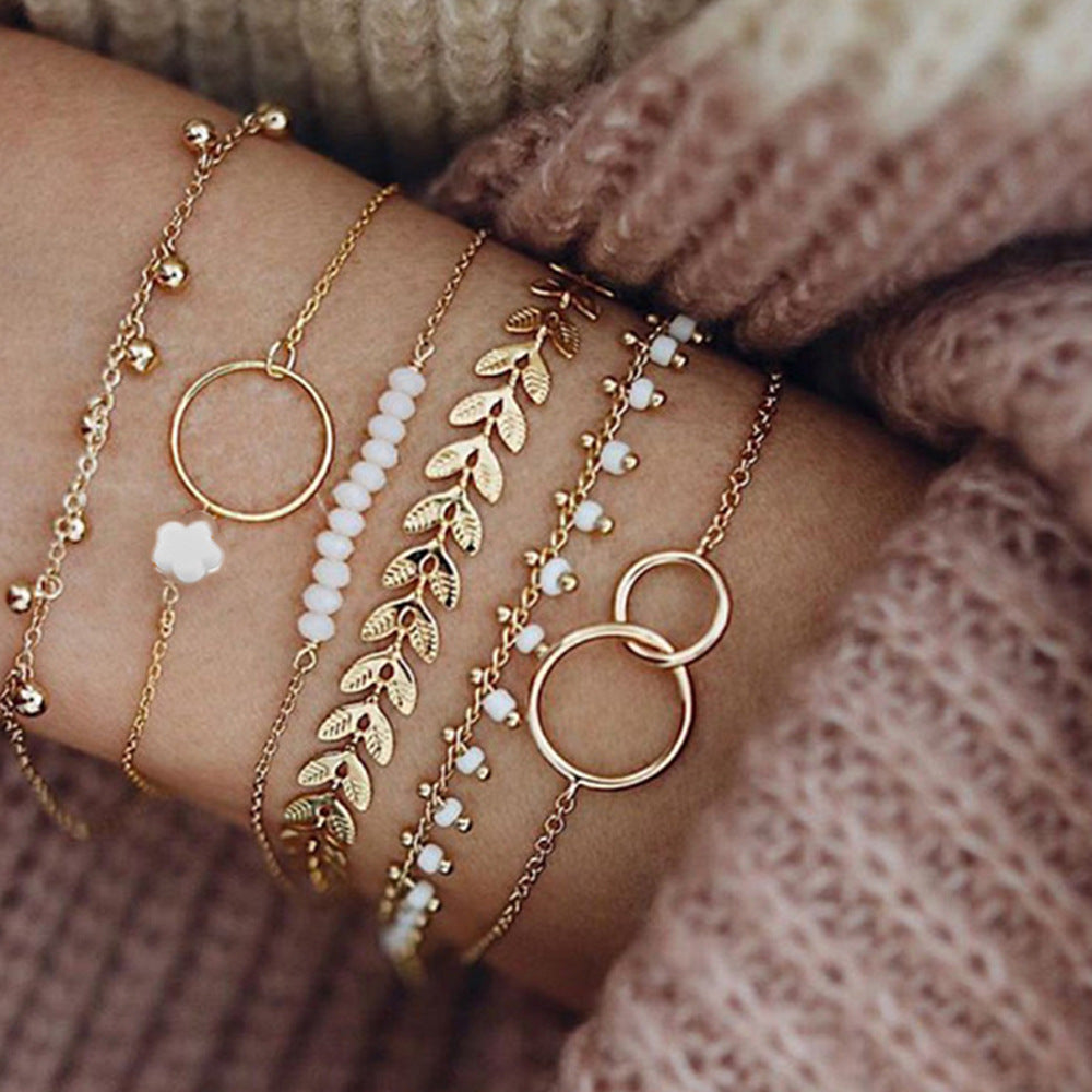 Pack Boho Armbänder in Gold – Precious Treasures